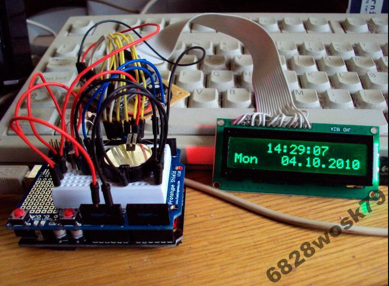 Часы+календарь+доп.память Arduino DS1307 I2C AT24C — Купуйте на ...