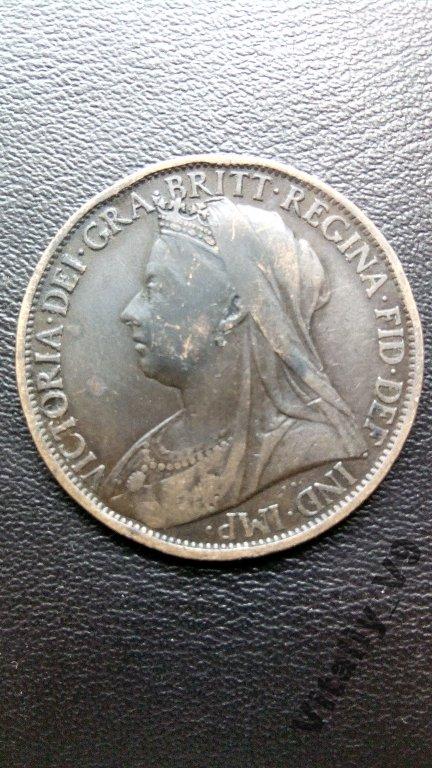 Penny 1898. Queen Victoria. 1 Пенни Англия. — Купуйте на Newauction.org ...
