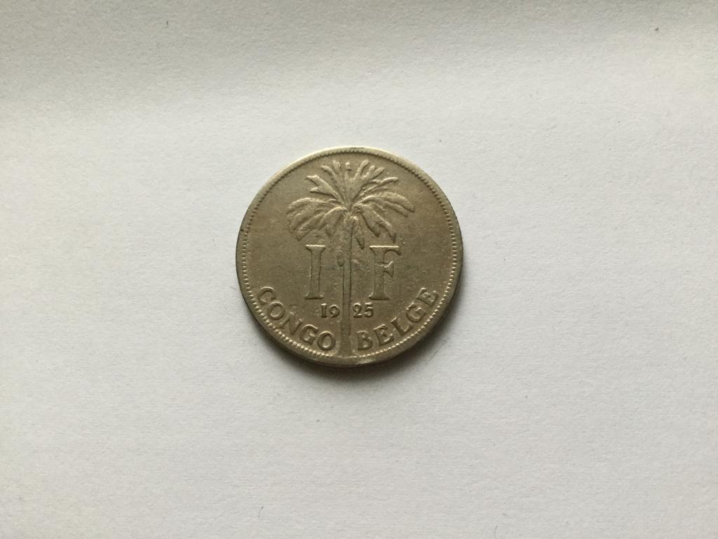 Бельгийское Конго 1 франк 1925 г. — Купуйте на Newauction.org за вигідною ціною. Лот у ...
