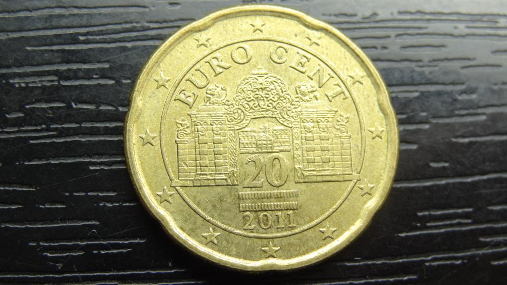 20 євроцентів 2011 Австрія — Купуйте на Newauction.org за вигідною ціною. Лот у Київська ...