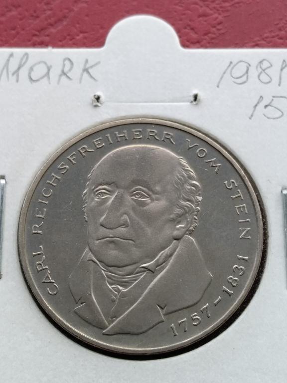 ФРГ 5 марок 1981 G км155 n6413 — Купуйте на Newauction.org за вигідною ціною. Лот у Київська ...