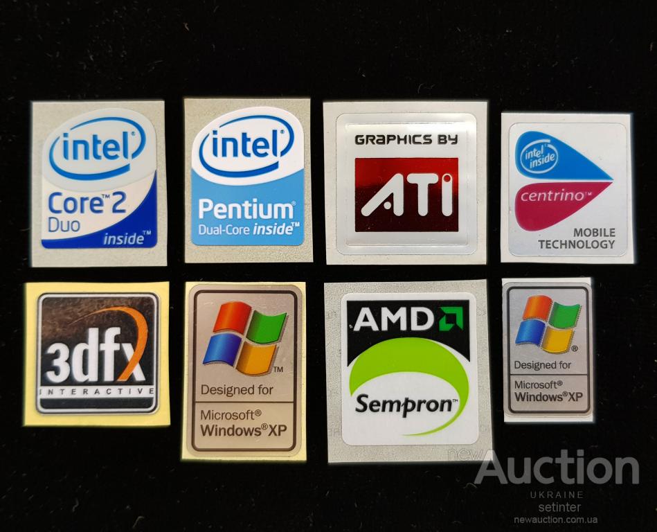 3dfx, ATI, Windows XP, Intel Centrino, Core 2 Duo, Pentium Dual Core ...