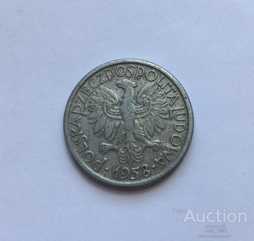 Польша 1958 год 2 злотых — Покупайте на Newauction.org по выгодной цене. Лот из Херсонская ...