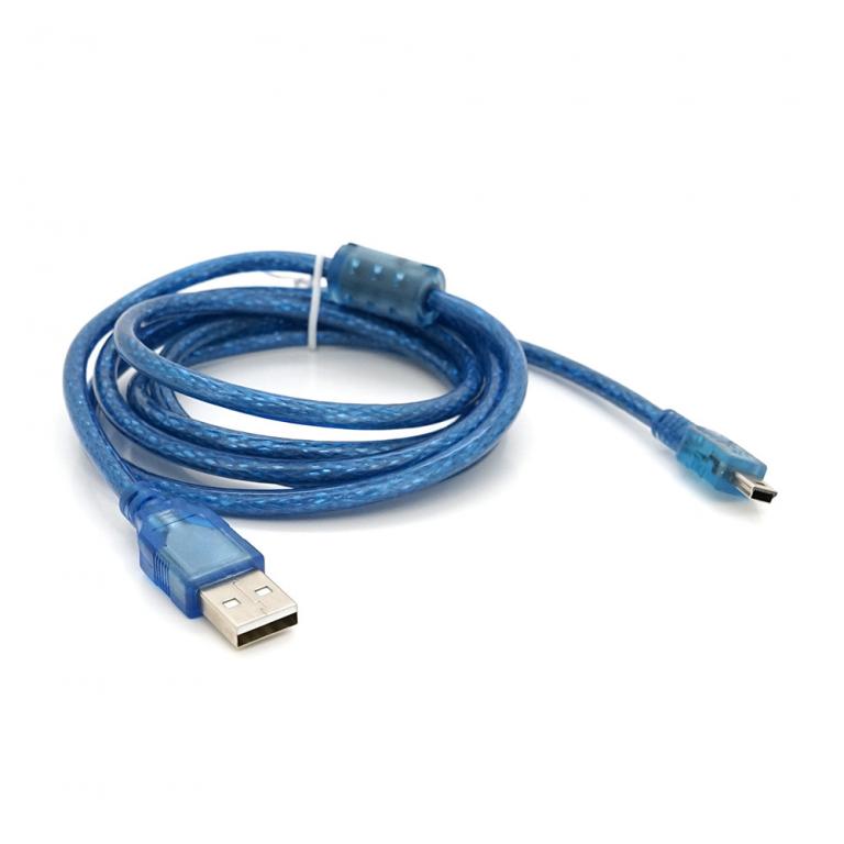 Кабель USB 2.0 RITAR (AM/Mini 5 pin) 1,5м, синий прозрачный, Q200 — Купуйте на Newauction.org за ...