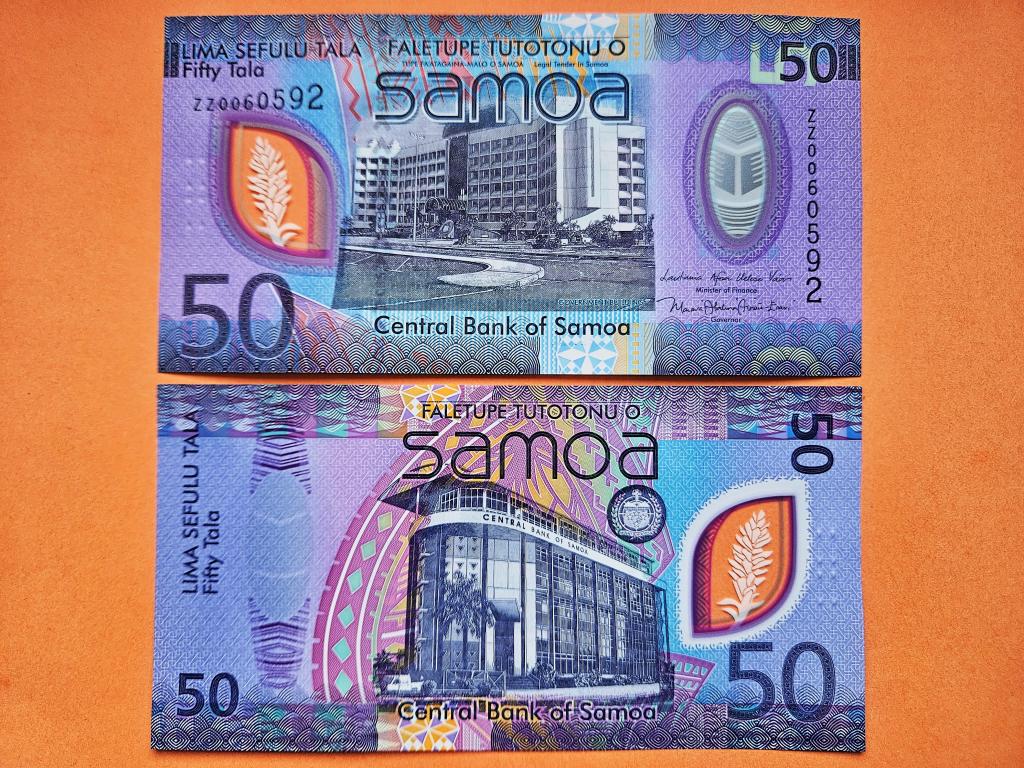 Самоа / Samoa 50 Tala (2025) Pick 50 UNC (полімер) — Купуйте на ...